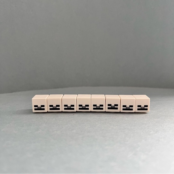 Lego | Other | 8x Lego Minecraft Skeleton Minifigure Heads | Poshmark
